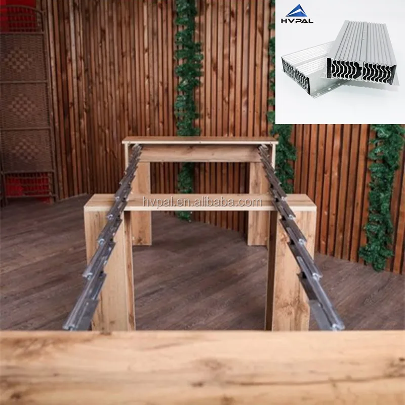 Multi Folding Table Slider Extension Slides - Buy Table Slider ...