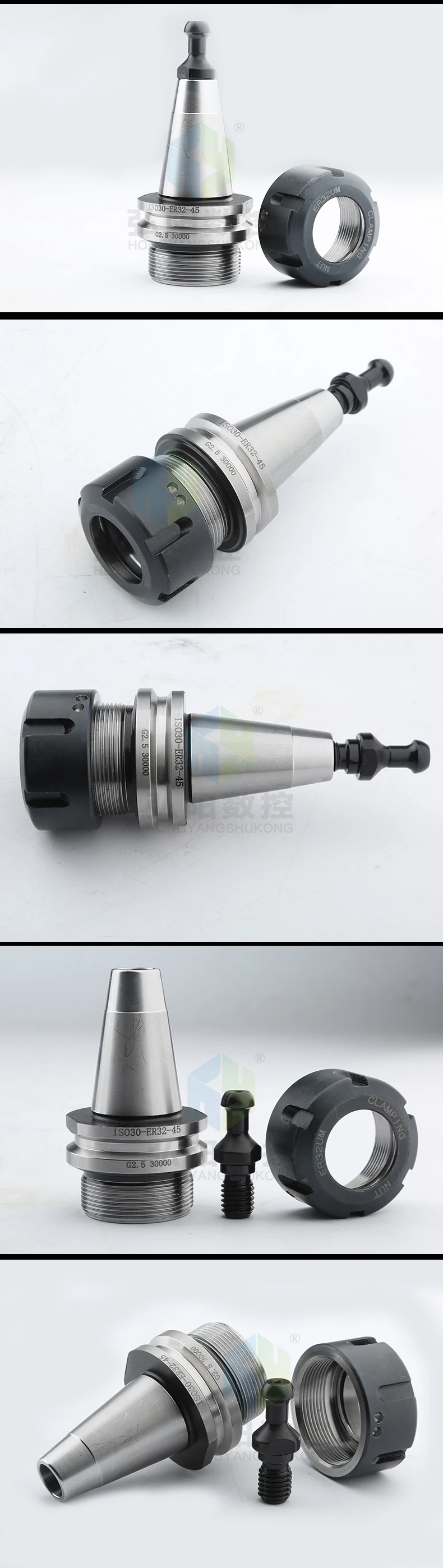 Iso30 Er32-45l Balance Collet Chuck Cnc Router Tool Holder Stainless ...