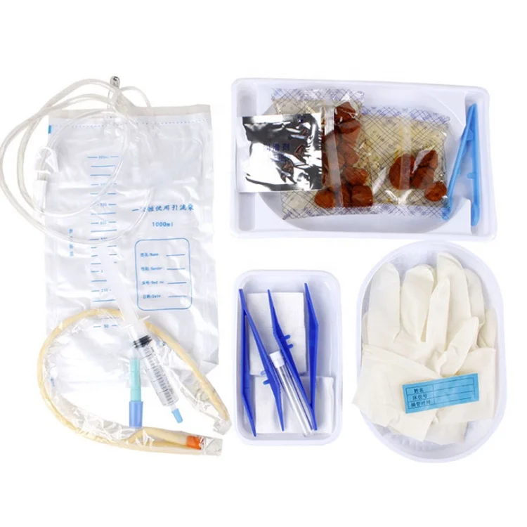 Disposable Urethral Catheterization Kit With Latex Foley Catheter - Buy ...
