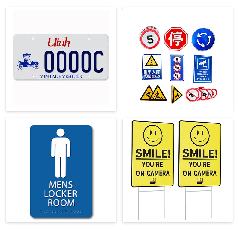 Custom Shaped 1-Color Aluminum Flange Signs Advertising Outdoor UV ...