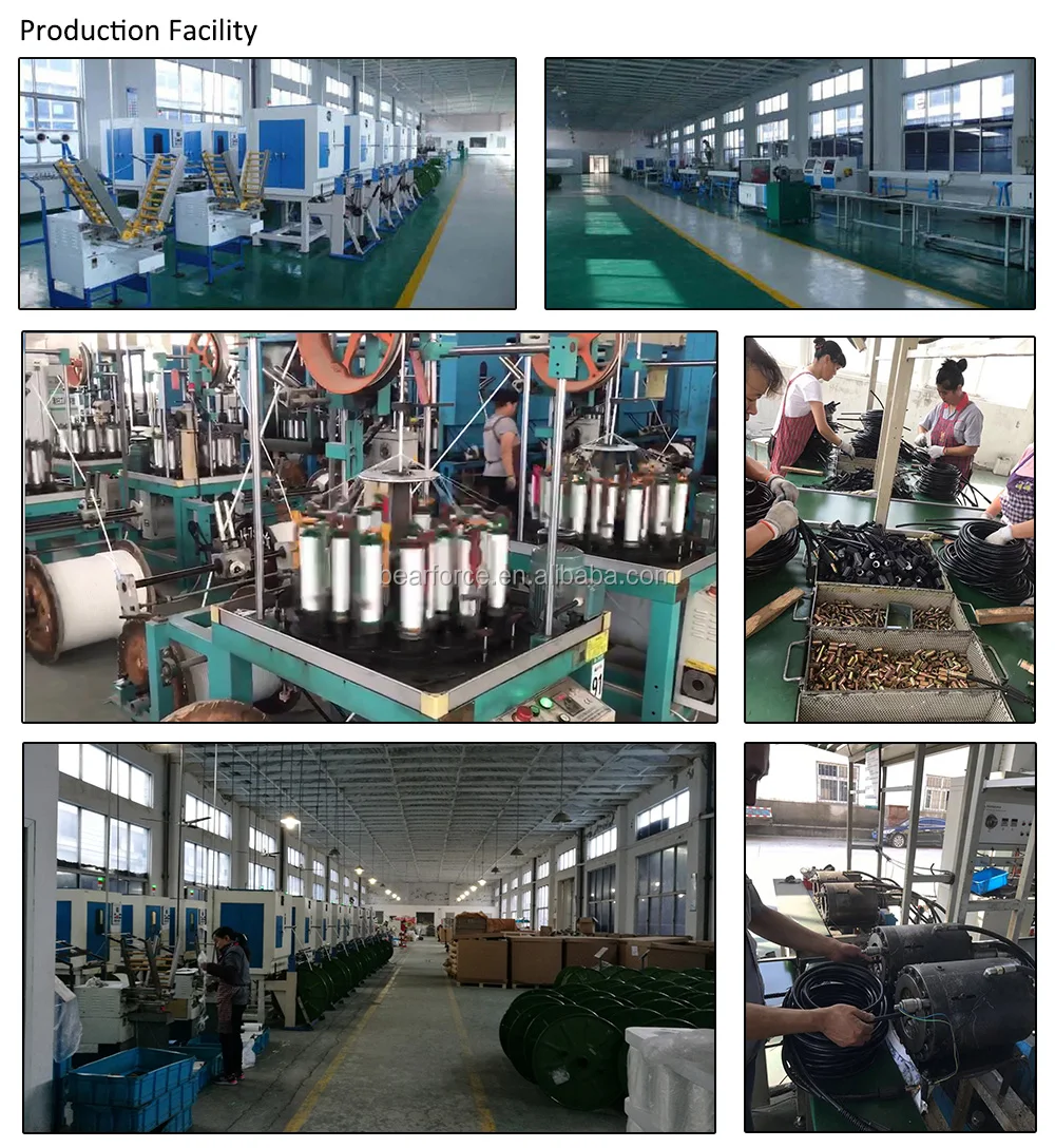 DN6 1/4" * 220bar / 3200psi * 10 m / 32 ft Poly Yarn Braided Plastic ...