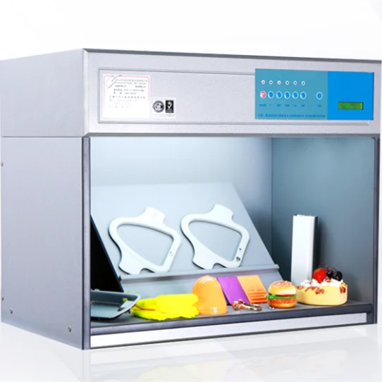 High Quality D65 TL84 UV F CWF Fabric Inspection Light Box T60(5)