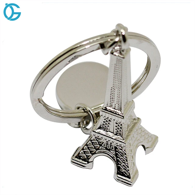 Promotional Item 3d Eiffel Tower Metal Key Ring - Buy Promotional 3d ...