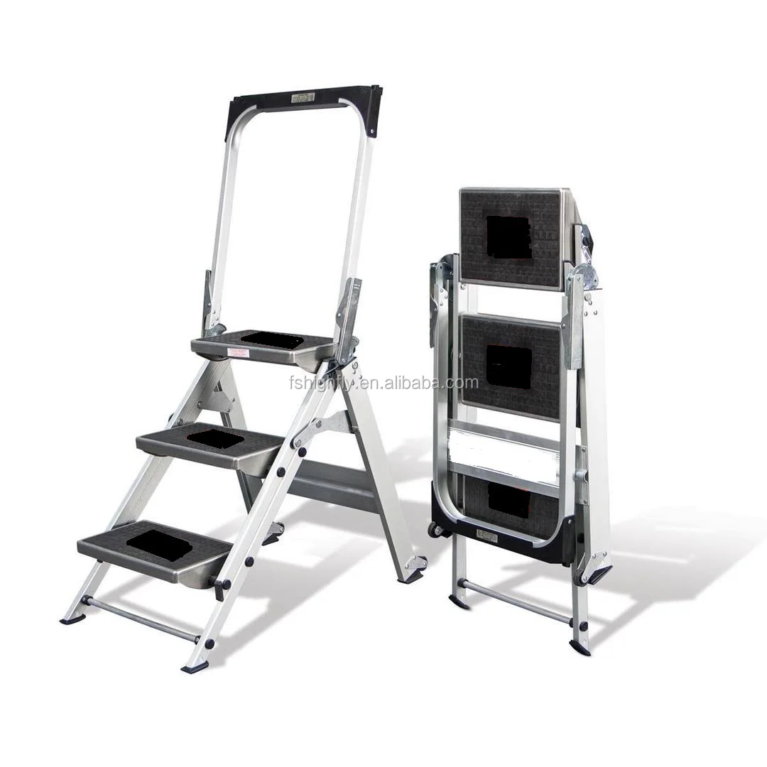 American Style Safety 3-Step Ladders for Garden & Household