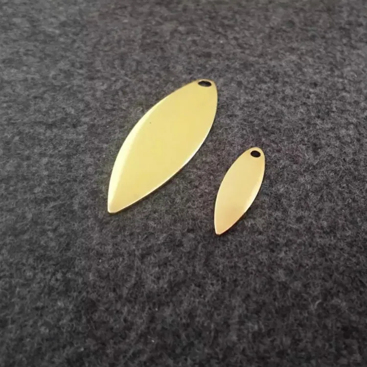 Gold Lungo Willowleaf Blades Game Fishing Lures Flying - Buy Willowleaf Blades Nickel Plated ...