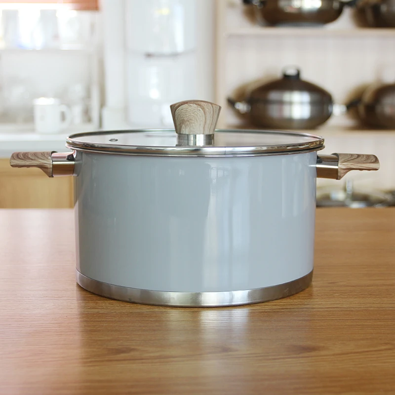 PURE COOK Colored Cooking Pots - Durable Stainless Steel