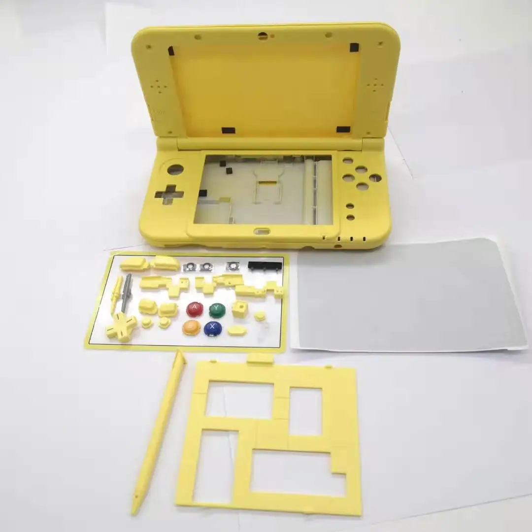 Replacement New Yellow For Nintendo 3ds Xl Full Housing Shell Case ...