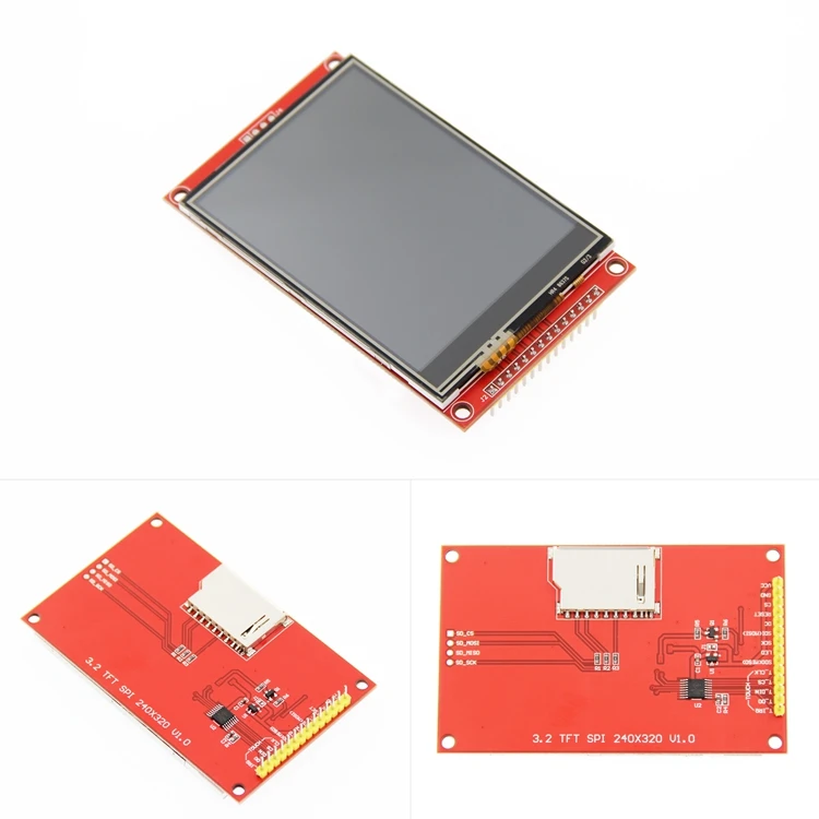Tft Lcd 240x320 Resolution Ili9341 Drive Ic 3.2 Inch Spi Module With Touch Panel - Buy 3.2 Inch ...