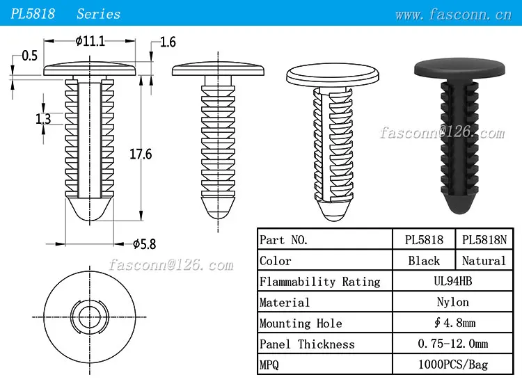 Nylon Push-in Fir Tree Clips - Secure Your Christmas Tree