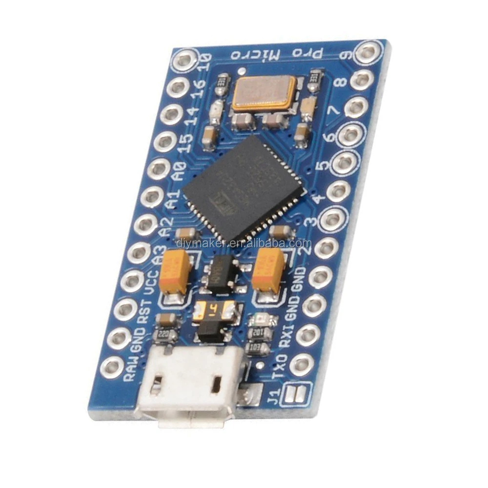 Pro Micro 5v 16m Mini Leonardo Atmega32u4 Microcontroller Development ...
