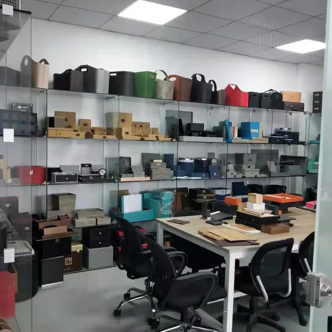 Office Gift Leather File Storage Organizer Drawer Box - Buy Storage ...