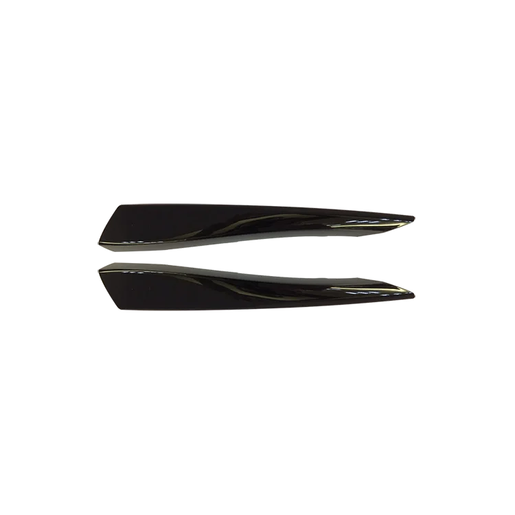 Left C2z20503 Right C2z20499 Front Bumper Blade Gloss Black For Jaguar ...