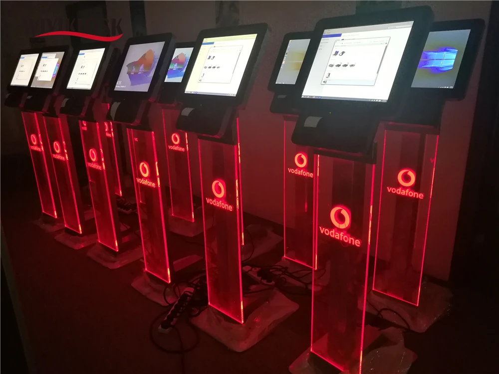 17inch Wireless Queue Management System with Ticket Printer