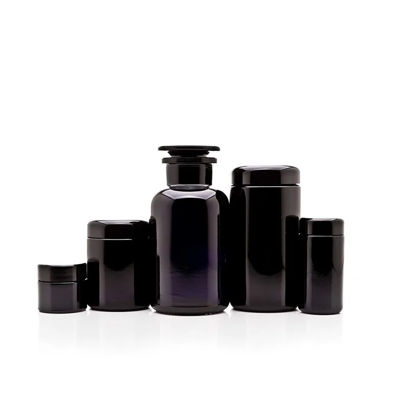 Ultraviolet Glass Jar 100ml 60ml 120ml 150g 250ml Ultra Violet Uv ...