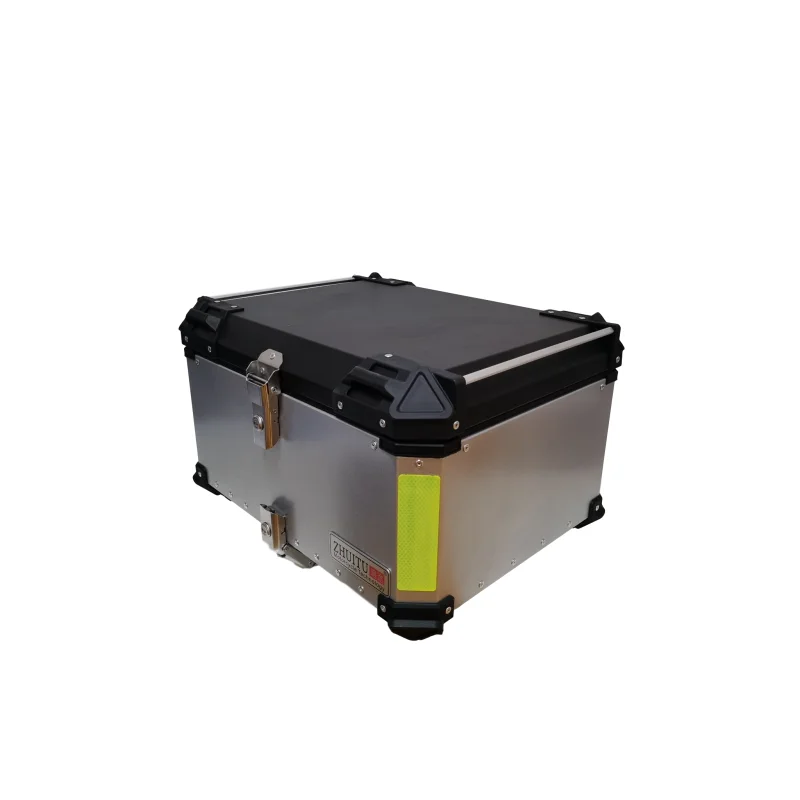 65l Motorcycle Tail Box Aluminum Storage Luggage Rear Delivery Case ...