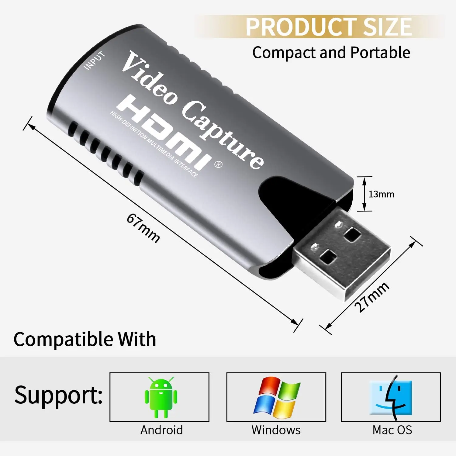Ce Fcc Rohs Passed 2020 Best 4k Hd Capture Card Usb For Pc Camera - Buy ...