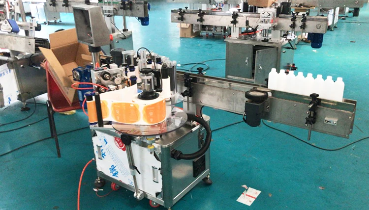 Custom Made Automatic Bucket Labeling Machine/5 Gallon Label Sticker ...