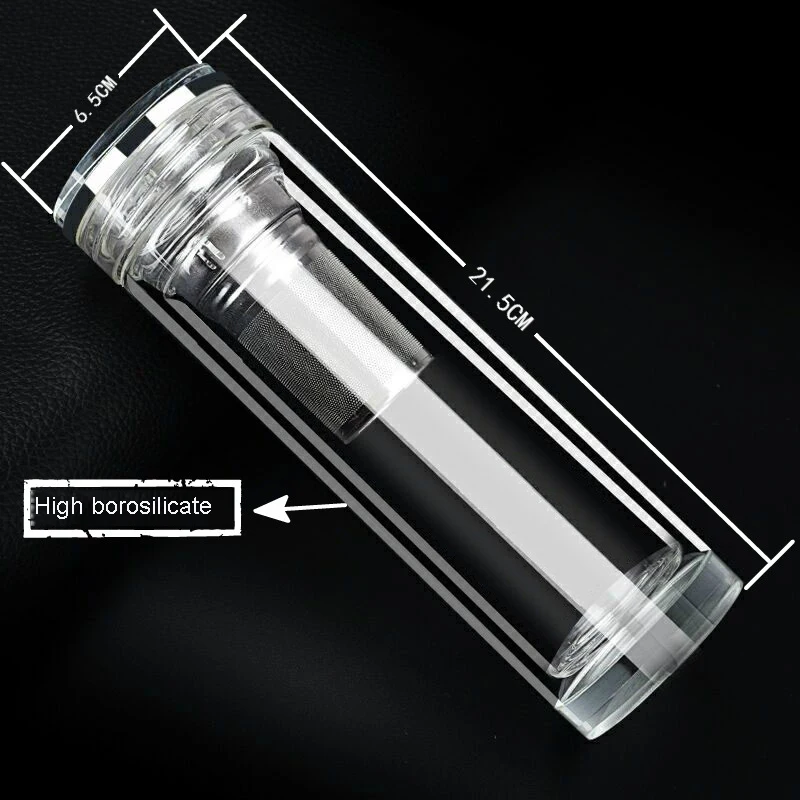 2020 New Custom Borosilicate Crystal Lid Glass Water Bottle - Buy ...