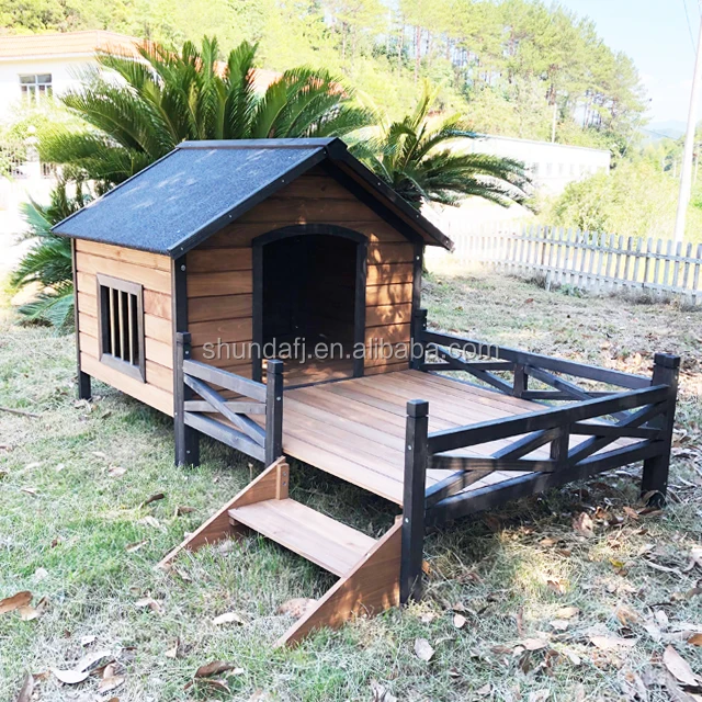 SDD010 Outdoor Timber Wooden Dog Kennel - Sustainable & Stylish