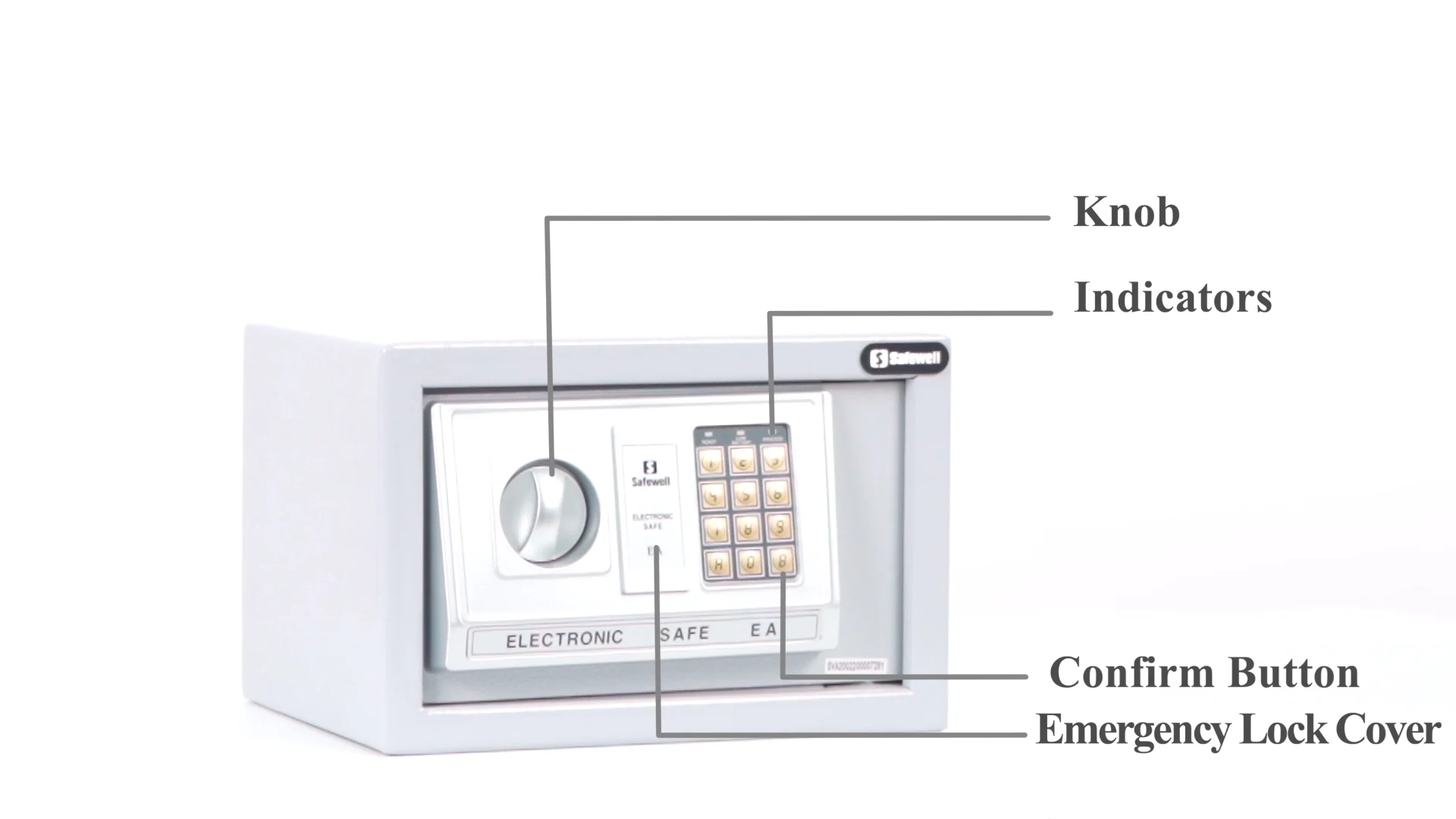 Safewell E1302e Digital Electronic Keypad Security Storage Caja Fuerte ...