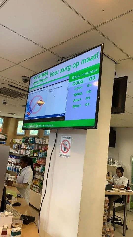 Bank/hospital Service LCD Counter Arabic Multilingual Q-Matic Queuing ...