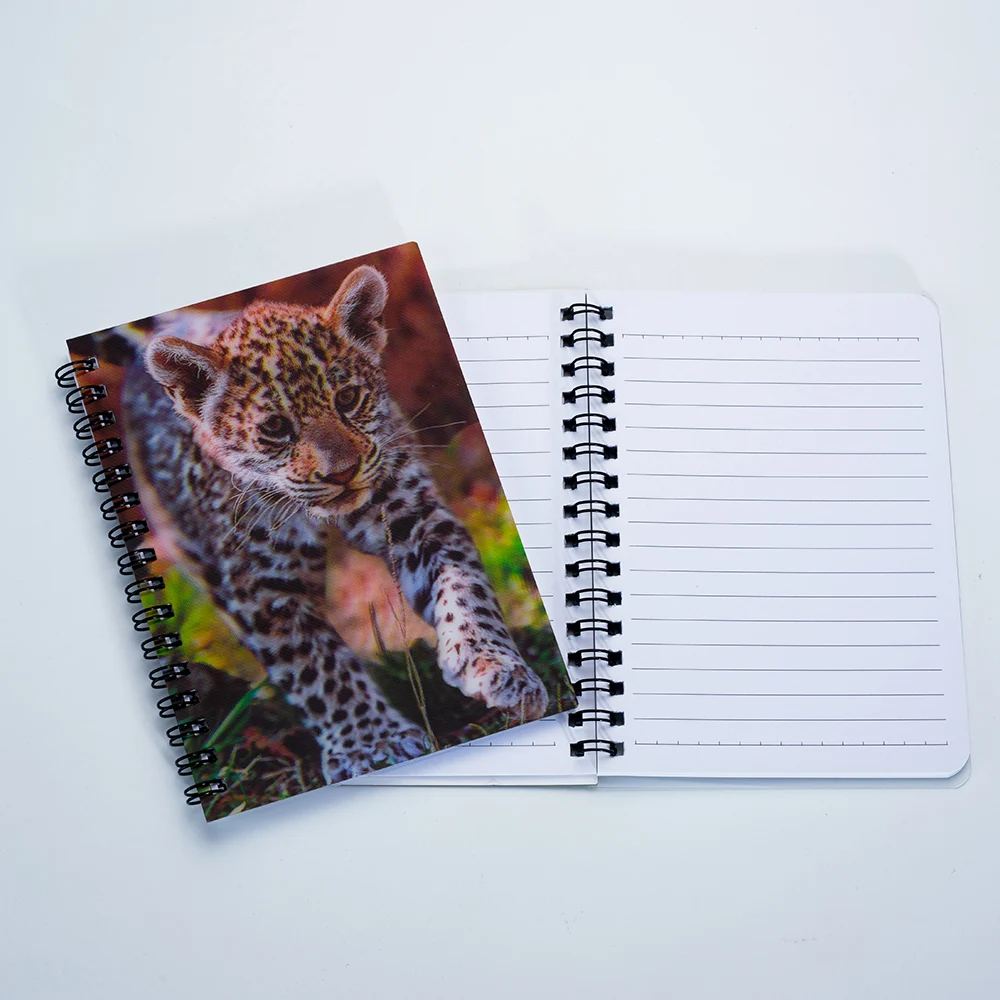Good Quality Custom Lenticular 3d Cover Spiral Notebook Paper School ...