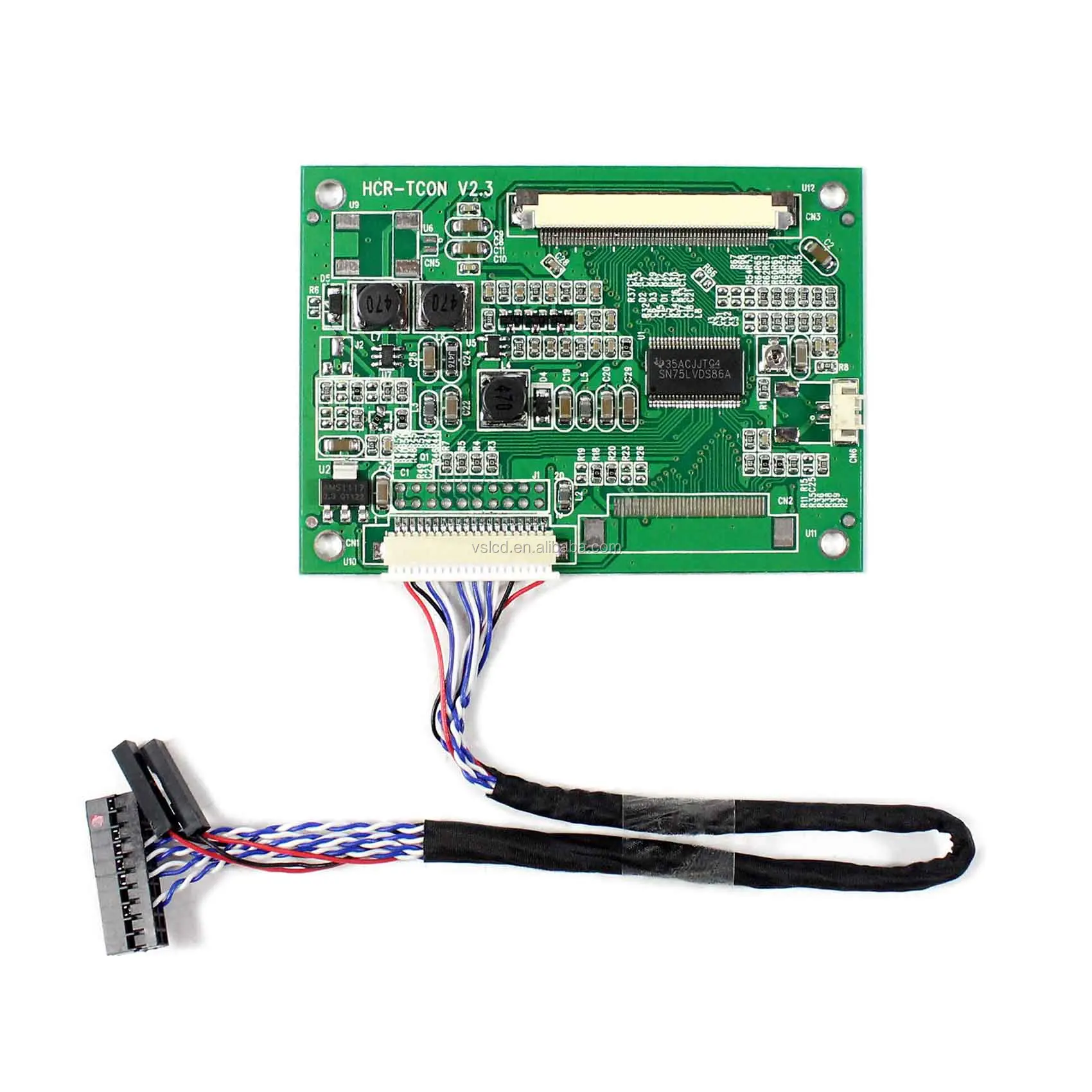 Lvds To Ttl Tcon Board Work For A070vw04,A080sn01,A104sn03 Support ...