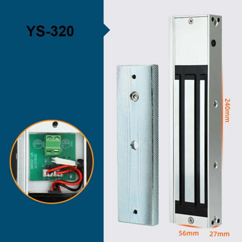 320KG Magnetic Lock with Buzzer Siren - Secure Access Control