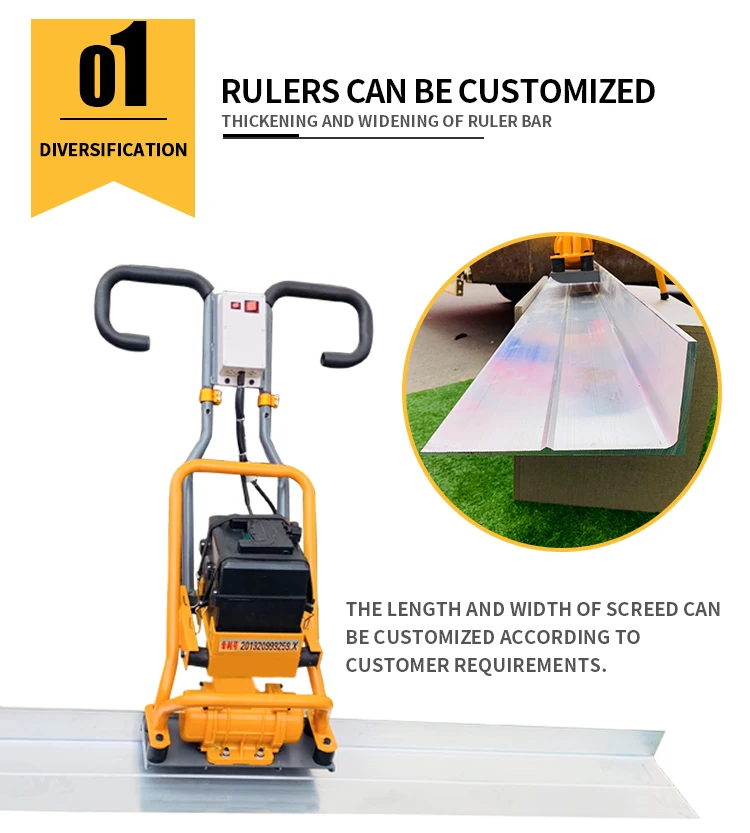 Floor Ground Leveling Tool - Concrete Vibrator Power Screed