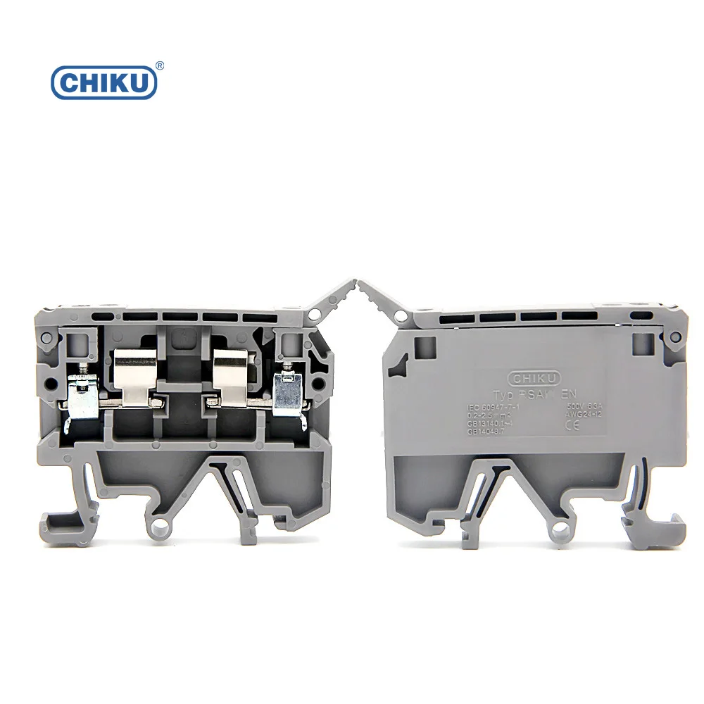SAK 4mm Fuse Terminal Block - Reliable DIN Rail Connectors
