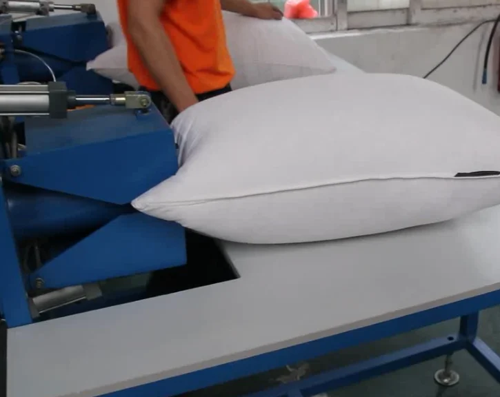 High Quality Pillow Stuffing Machine - Double-Head Seat Cushion Filling ...