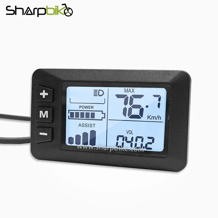 LCD Display S400 for Electric Bicycle - Sharp Bike JIA