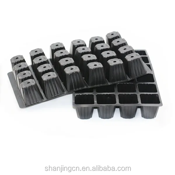 Seedling Trays 24 Cells(4x6) Planter Garden Pot Seed Tray Plant Pot 24 ...