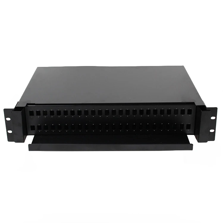 96 Core 48 Ports Duplex LC Optical Fiber Patch Panel