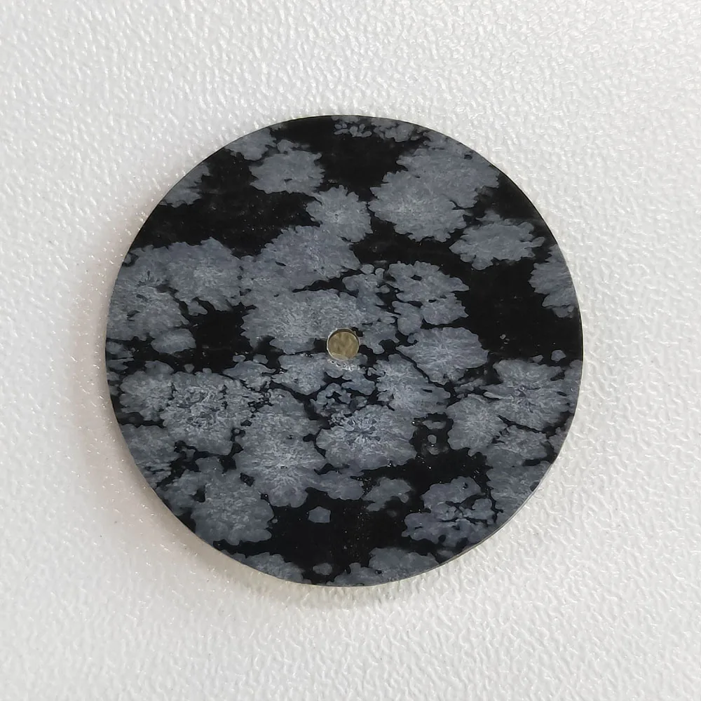 Customized Watch Dial Natural Snowflake Stone Dial | Personalized Watch ...