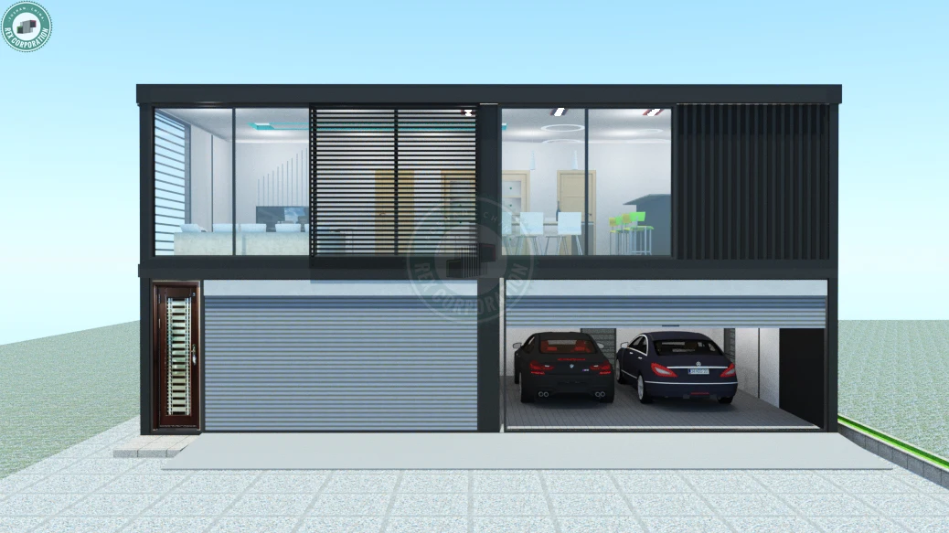 Luxury Modular Shipping Container House - 2 Storey Design