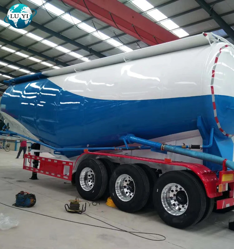 28000-60000 Liters Dry Powder Tanker Truck for Bulk Cement Transport