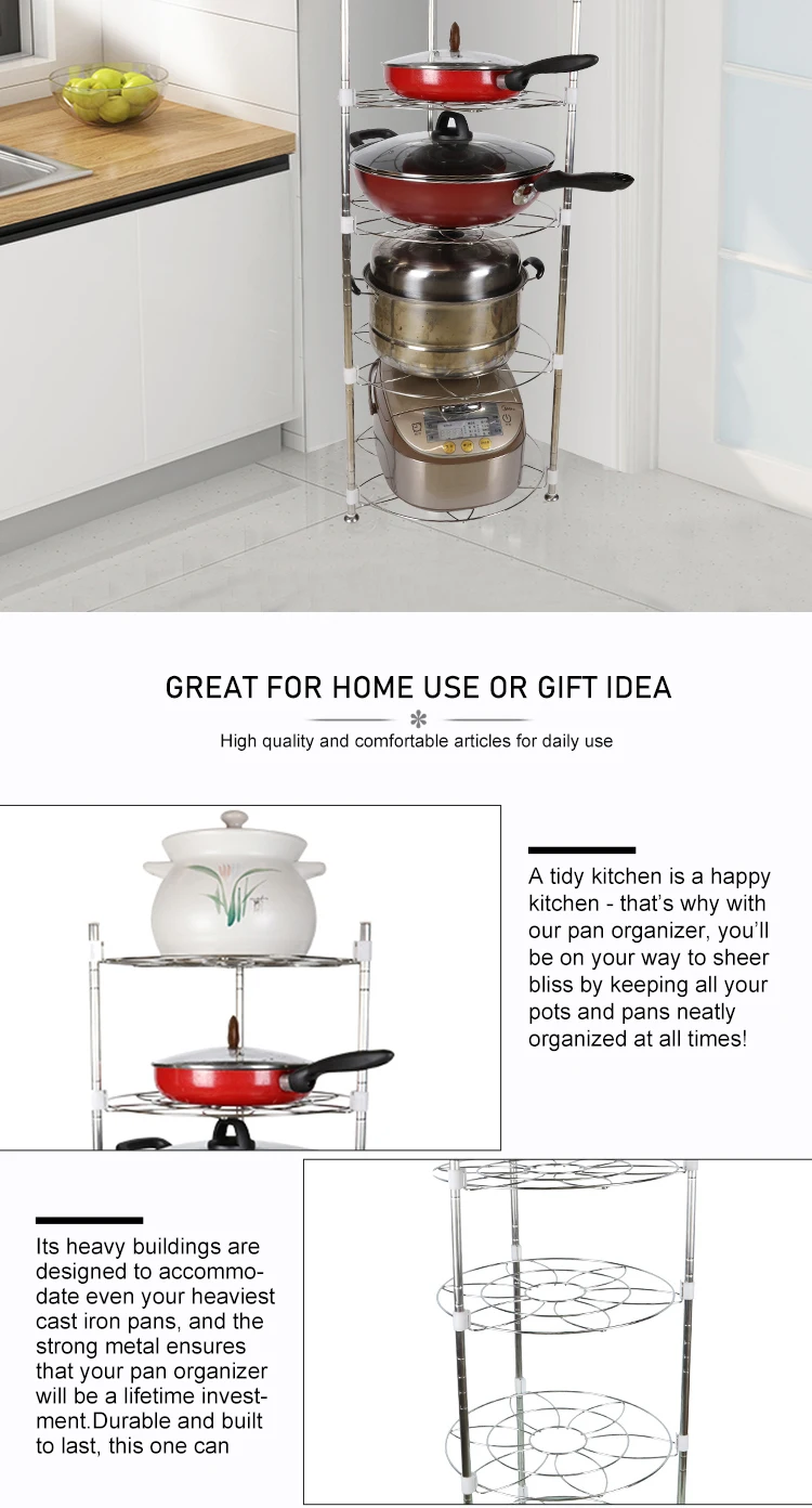 Kitchen Ware Wok Stand Stainless Steel Pan Rack Stainless Steel Kitchen ...