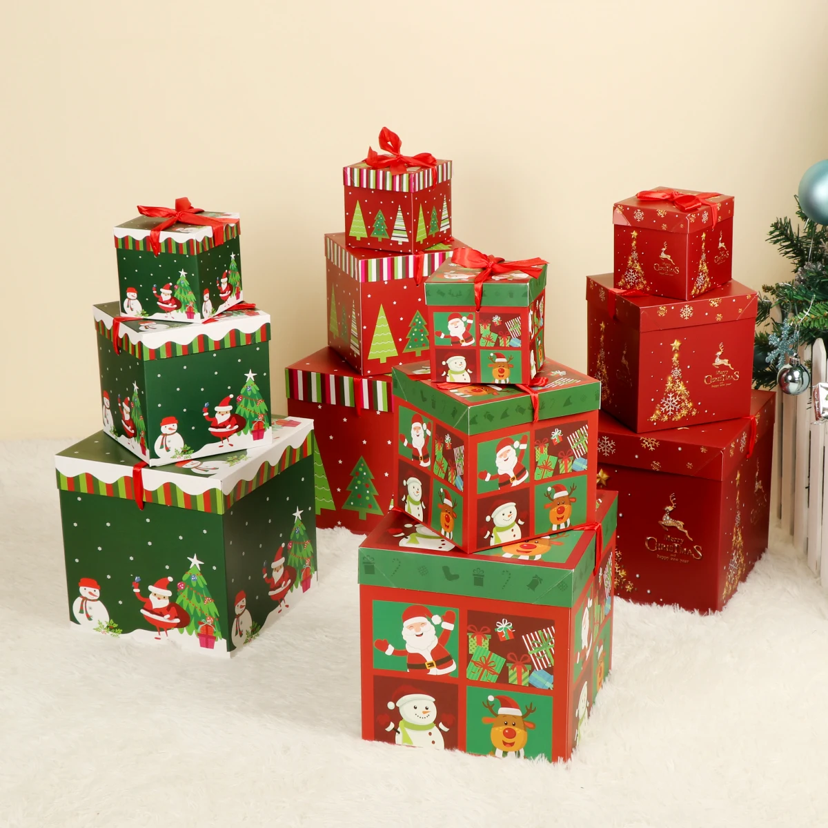 礼品盒装饰 gift box decoration - 动态图库网