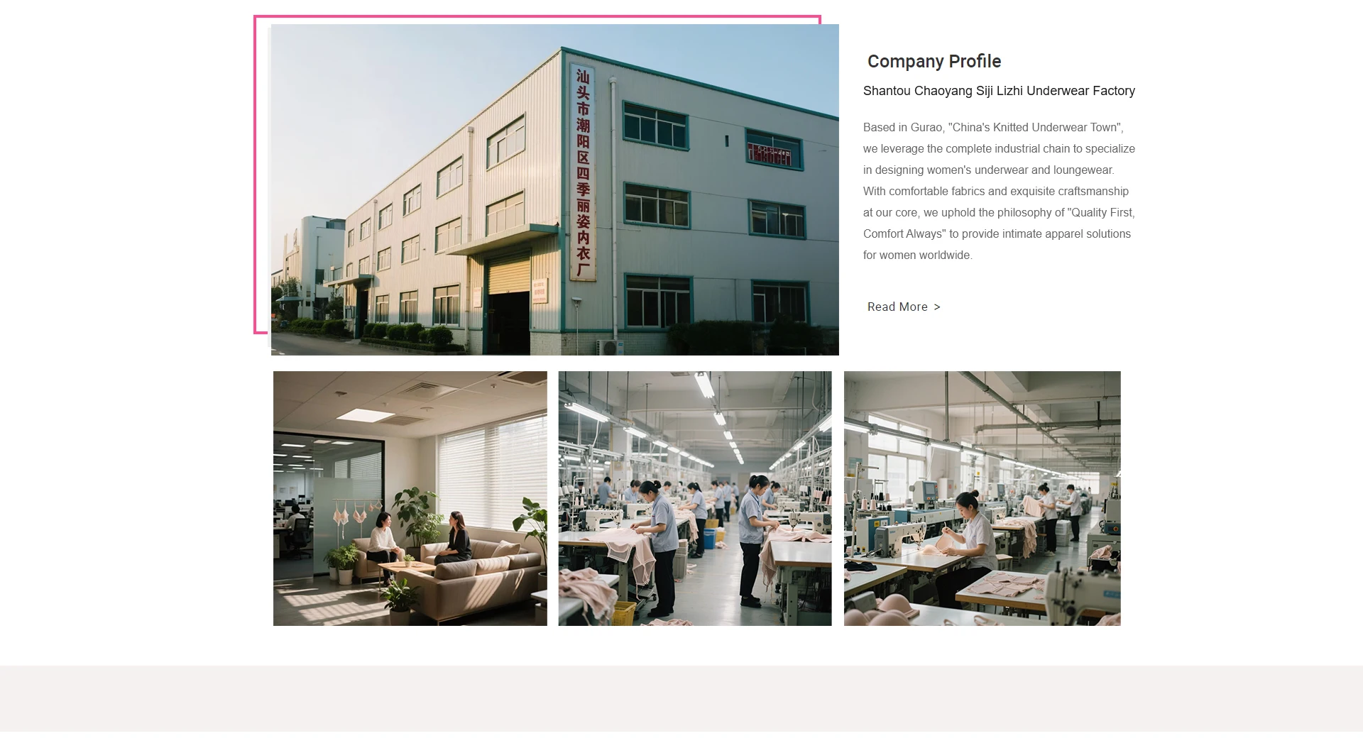 Company Overview - Shantou Chaoyang District Guiyu Four Seasons Lizi ...