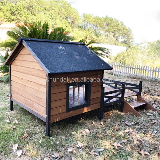 SDD010 Outdoor Timber Wooden Dog Kennel - Sustainable & Stylish