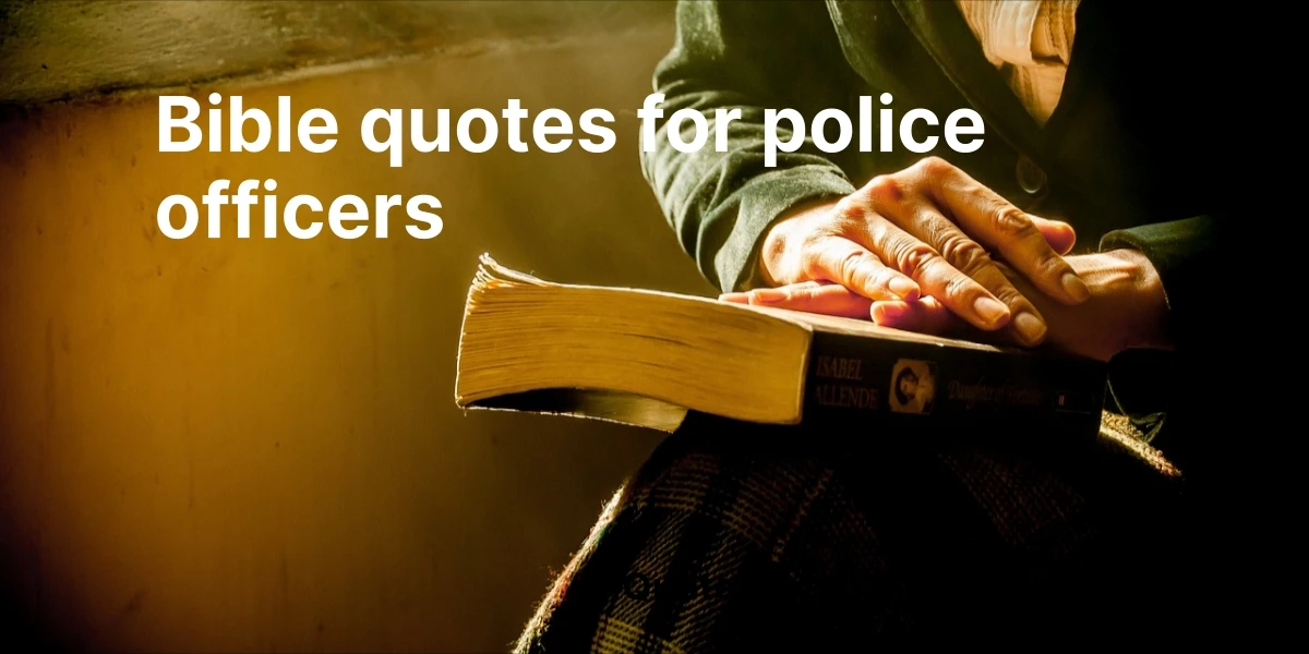 100+ Powerful Bible Quotes for Police Officers – Faith & Strength on ...