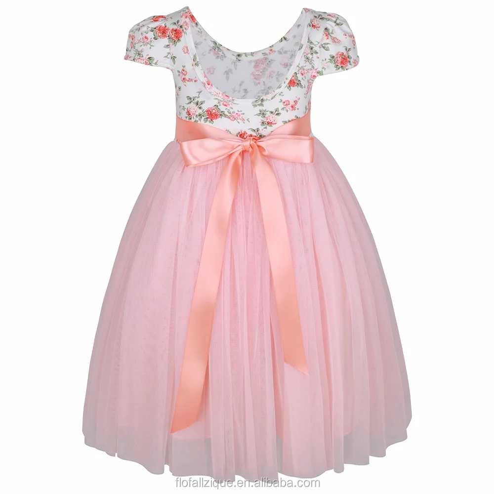 Om Girls Pink Party Dress For Tall Girls Blush Children Dresses - Buy ...