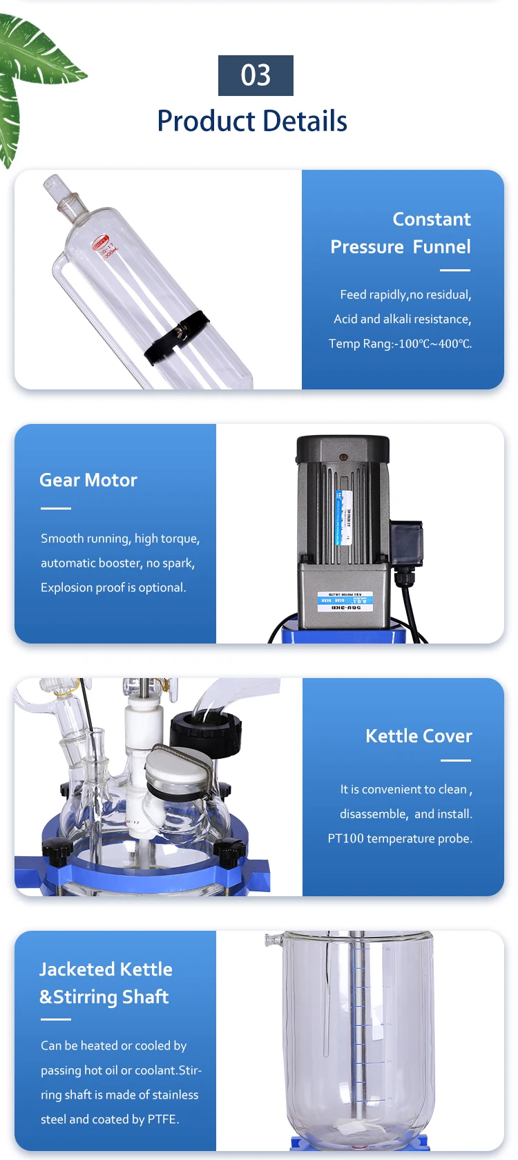 Peralatan Lab Sains Reaktor Kaca Mesin Hidrosis - Buy Hidrolisis Kaca ...