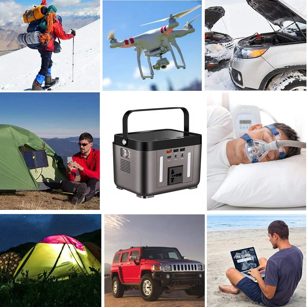 60000mah 200w Portable Power Bank Station Ac 110v 120v 220v 240v For ...