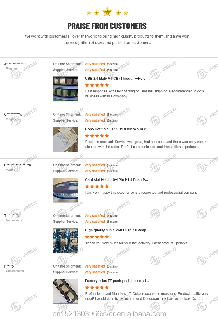 signal pogo pin male female spring pin SMT PCB