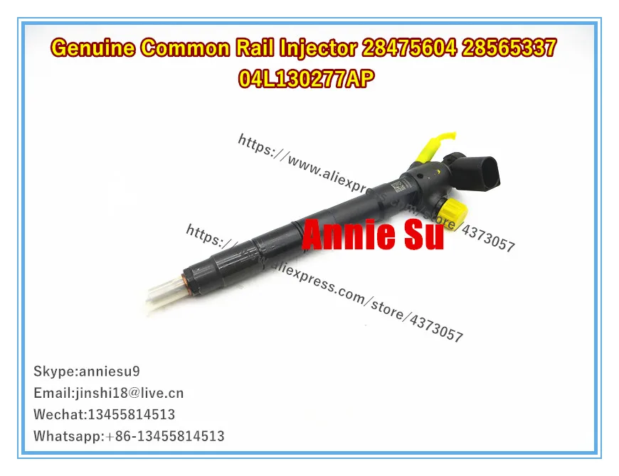 Genuine And New Common Rail Injector 28475604,28565337 For 2.0l Euro 6 ...