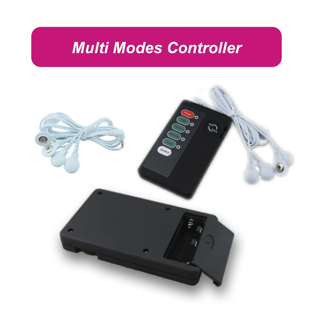 Electric Shock Cock Ring Silicone Electro Stimulation Penis Ring Set ...