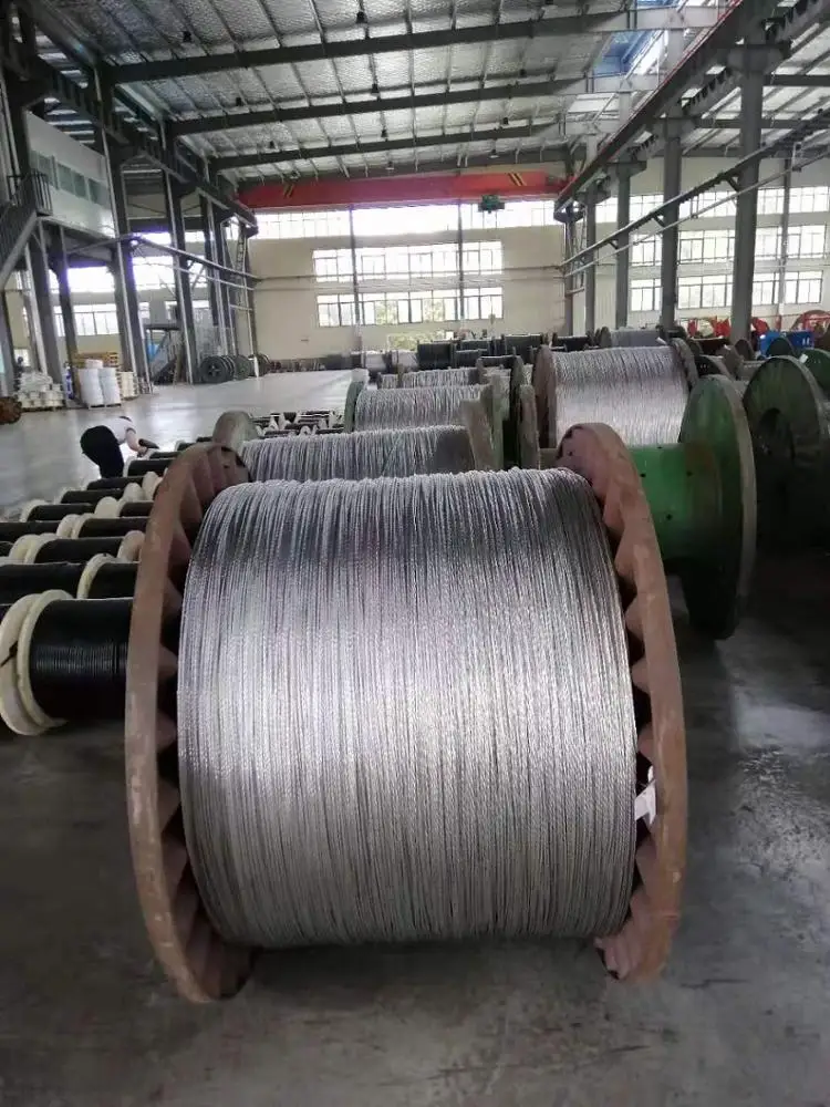 IEC Standard Overhead Ground Wire (OHGW) Galvanized Steel Wire 7/16"