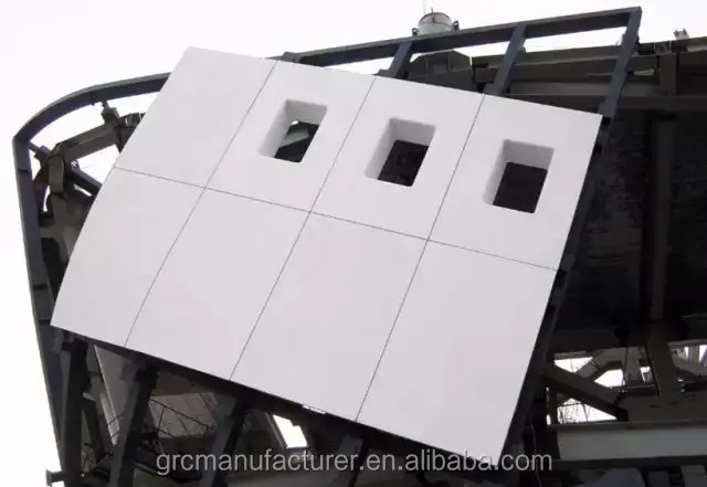 GFRC UHPC 3D Curtain Wall Panels for Changsha Meixi Lake